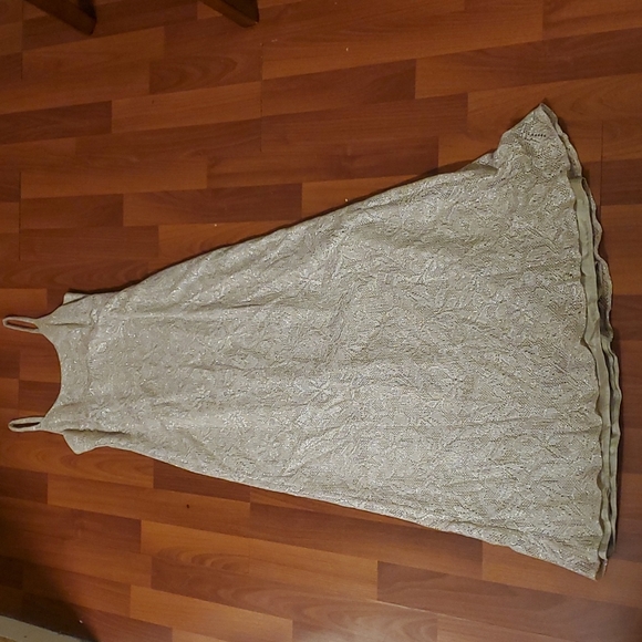 Vintage | Dresses | Vintage Sumiko Of America Shimmering Lace Midimaxi ...
